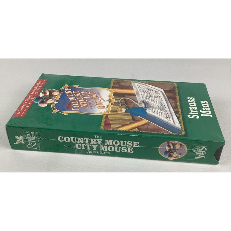 The Country Mouse and the City Mouse Adventures VHS Tape Strauss Maus ...