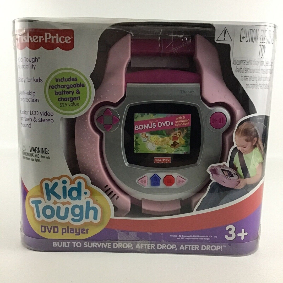 Fisher Price Kid Tough DVD Player LCD Video Screen Stereo - Etsy