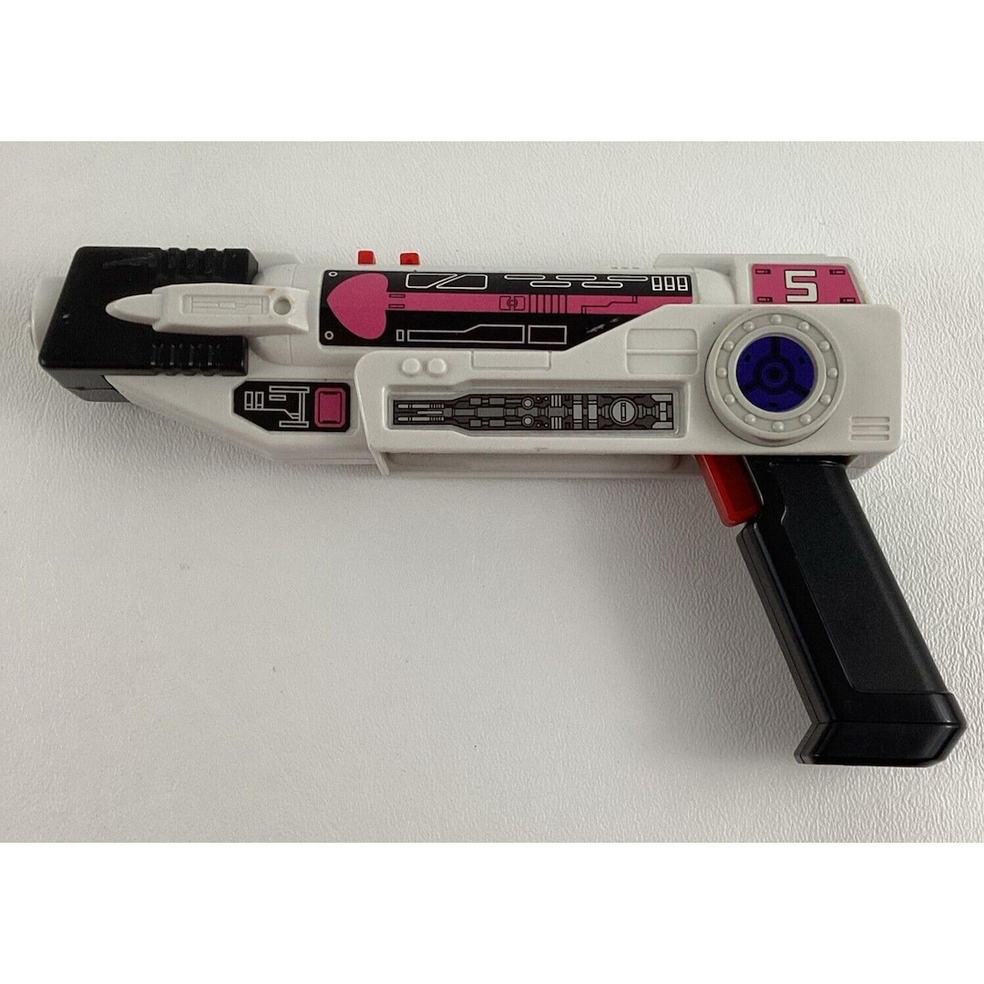 Power Rangers Deluxe Vortex Blaster Gun Weapon Timeranger Time Force ...