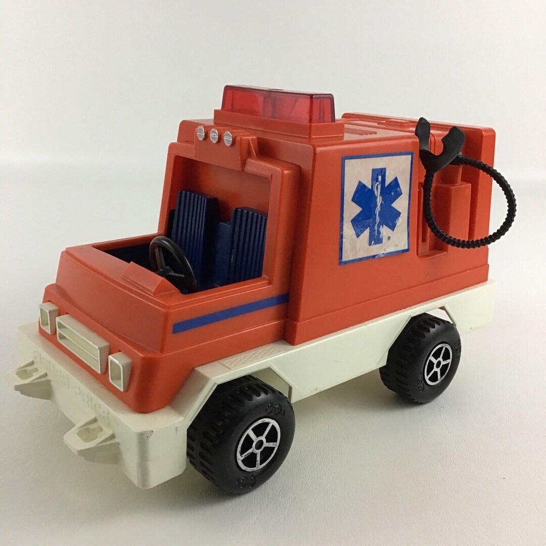 Fisher Price Husky Helper Ambulance Emergency Rescue Vehicle Toy ...