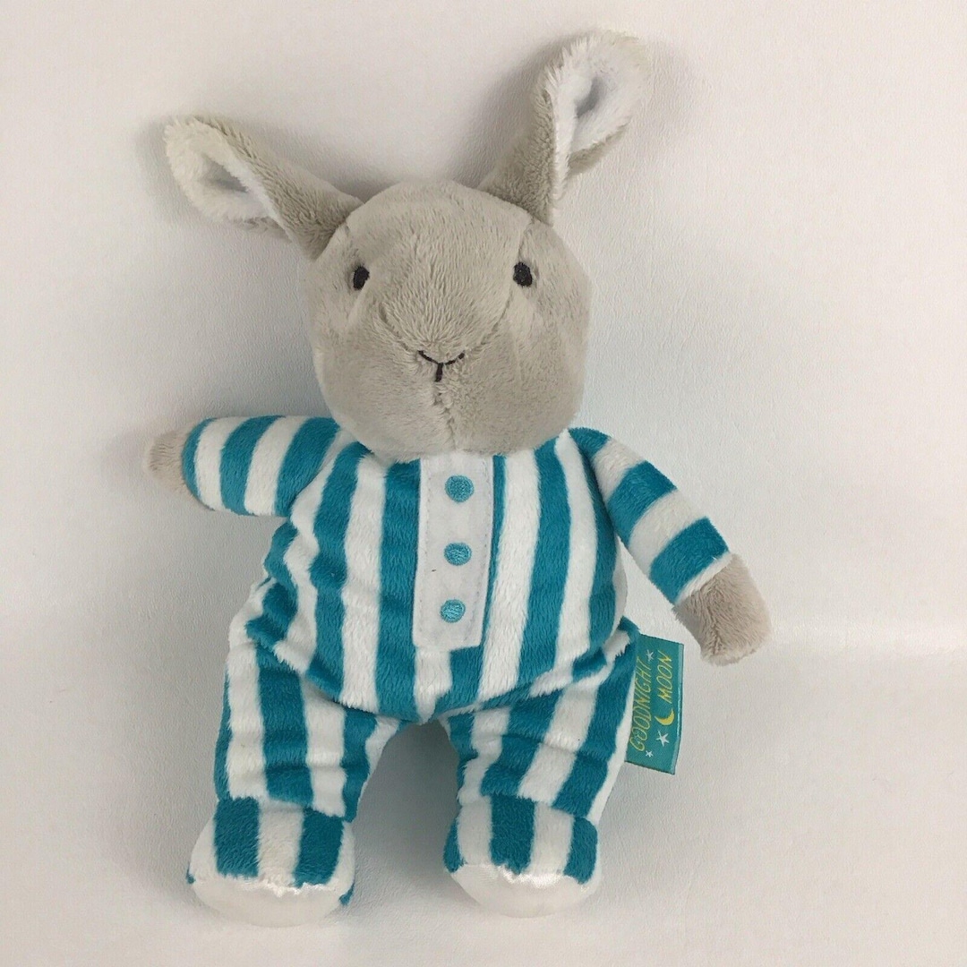 Goodnight Moon Pajama Bunny Rabbit 10" Plush Bean Bag Stuffed Animal ...
