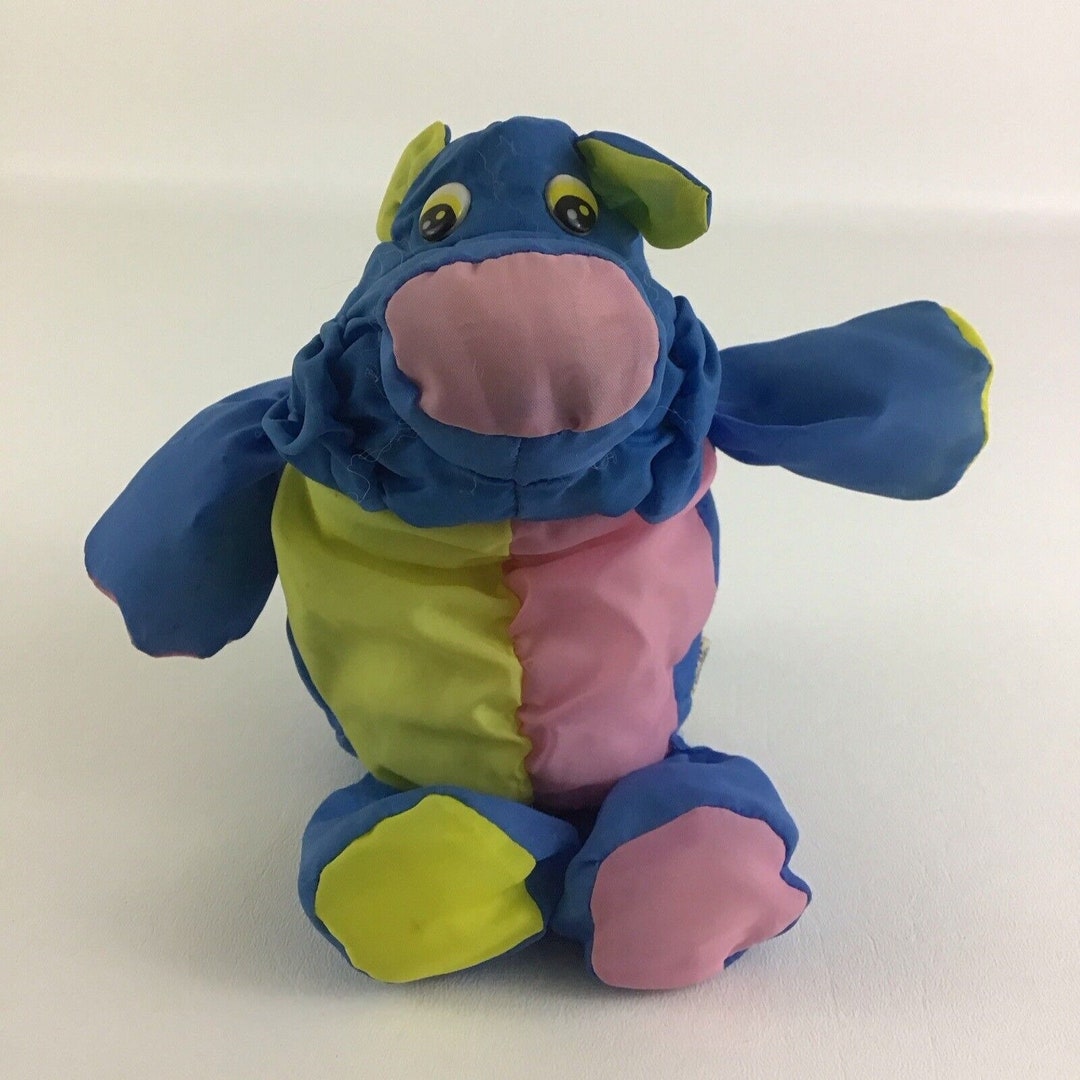 Jaisy Playful Plush Nylon Stuffed Animal 9" Toy Puffalump Vintage 1980s ...