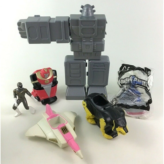 Power Rangers Zords Toy Titanium Ranger Ape Bear Crane 9pc Lot | Etsy