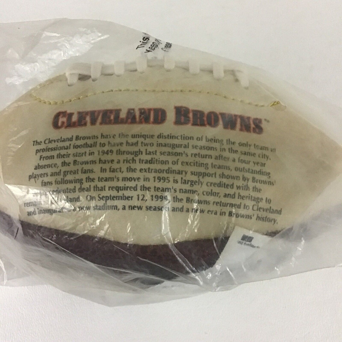 Cleveland Browns Collector History Football NFL Burger King - Etsy