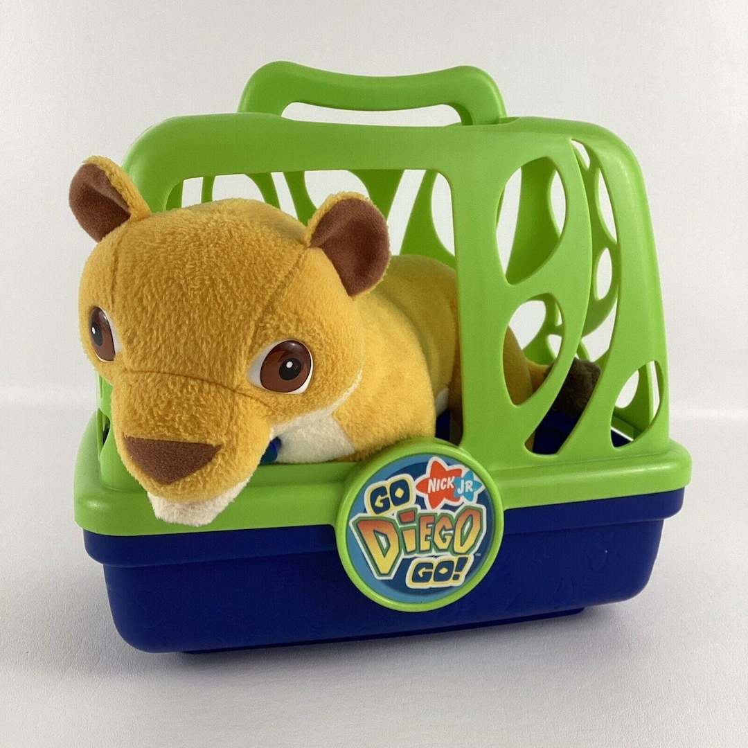 Nick Jr Go Diego Go Rescue A Friend Talking Lion Cub 11" Plush Stuffed ...