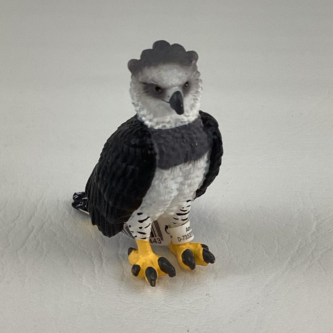 Schleich Harpy Eagle Figurine Realistic Wildlife Animal Replica Birds ...