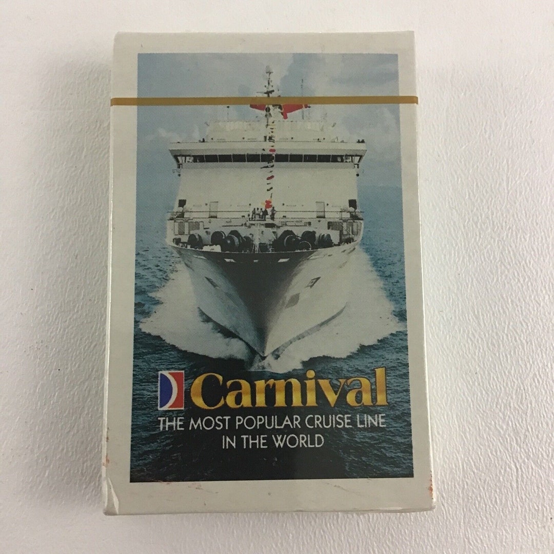 Carnival Cruise Lines Collectible Playing Cards Deck Ship New Sealed ...