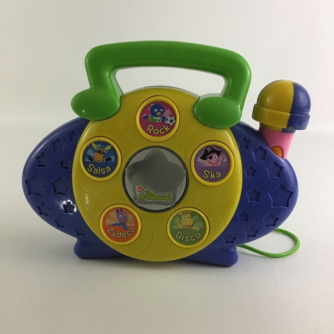 The Backyardigans Sing Along Music Maker Microphone Tunes Nick - Etsy UK