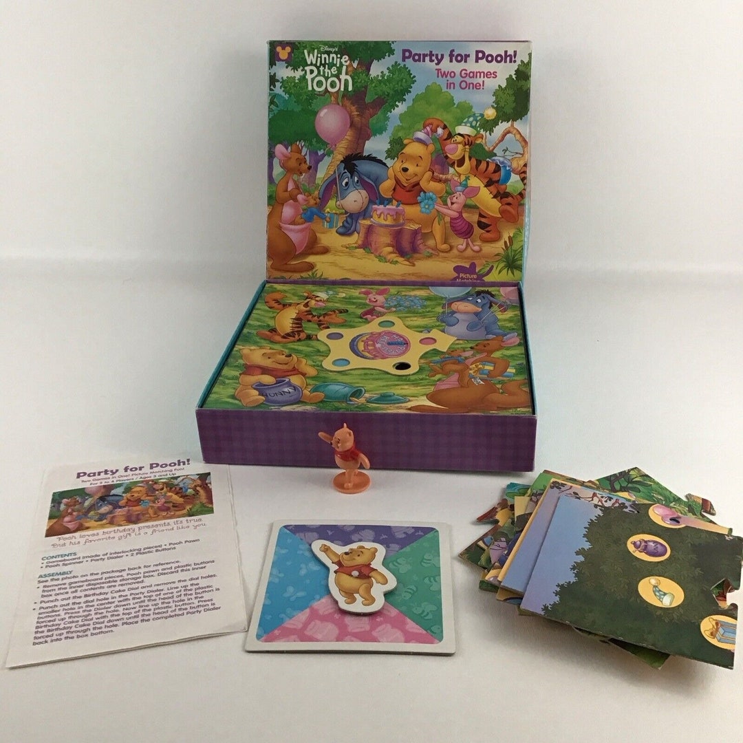 Disney Winnie the Pooh Party for Pooh Game Matching Tigger Piglet ...