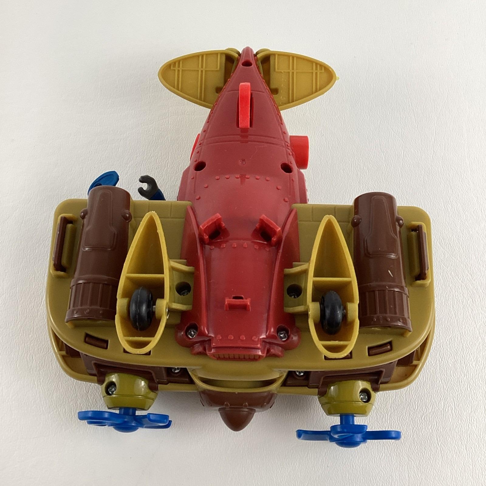 Fisher Price Imaginext Bi-plane Bomber Action Figure Desert Force ...