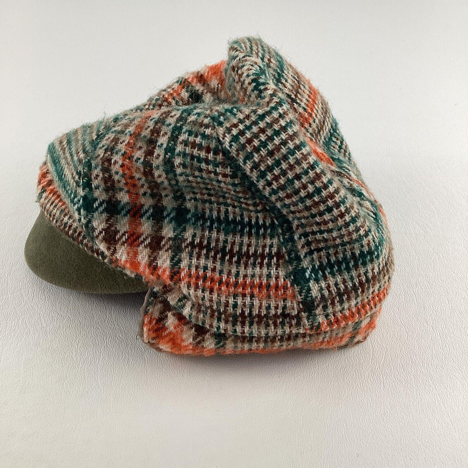Plaid Twead Newsboy Cap Hat Chin Strap Irish Scottish Baby Toddler ...