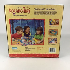Disney Pocahontas Electronic Talking Board Game Parker Brothers Vintage ...