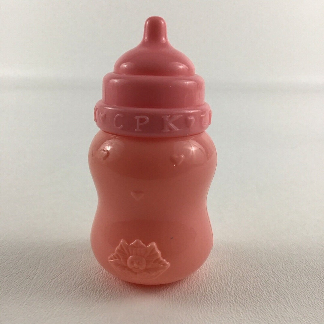 Cabbage Patch Kids Bay Doll Bottle Pink Pretend Feeding Accessory Toy ...