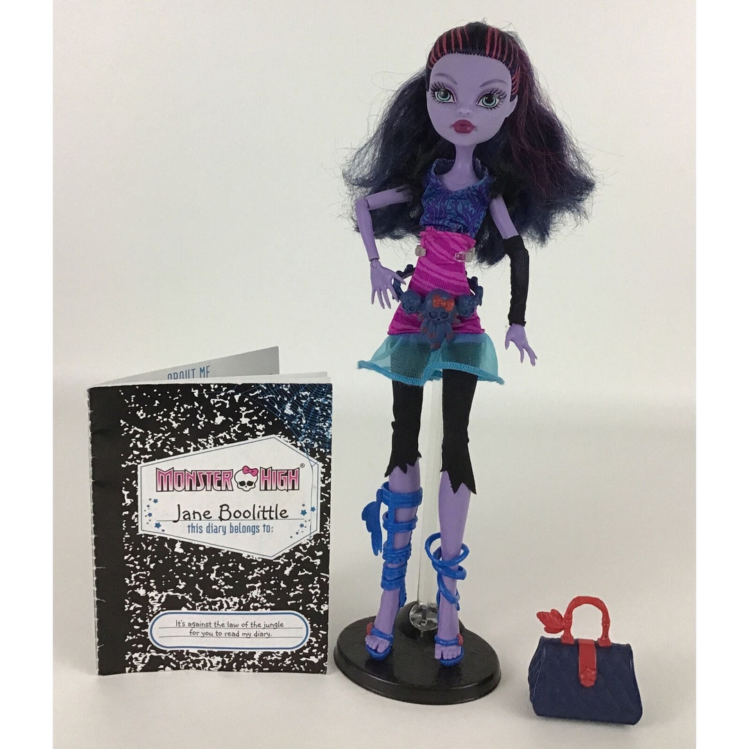 Monster High Doll Jane Boolittle 10" Doll Original Release Diary Mattel ...