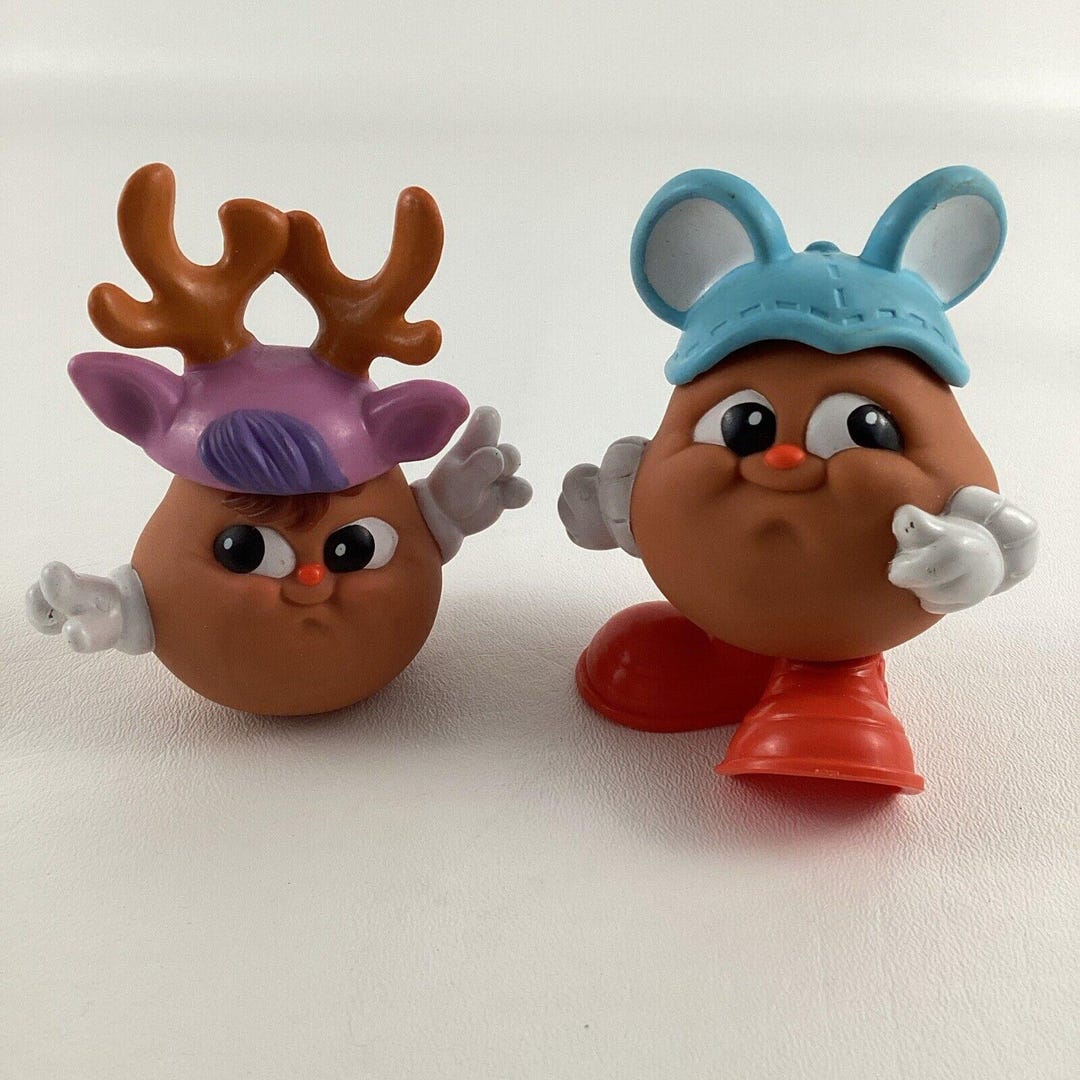 Mr. Potato Head Spud Kids Action Figure Lot Mix Match Antlers Vintage ...