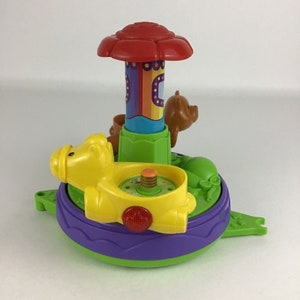 Vtech Go Go Smart Friends Spin Around Sounds Carnival Ride Carousel ...