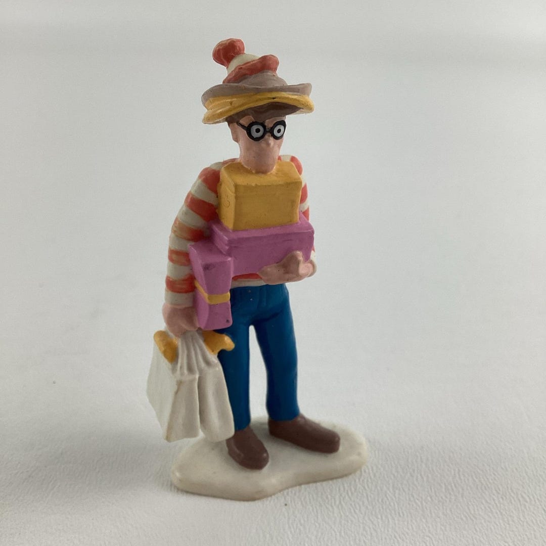 Where's Waldo PVC 3" Figure Topper Marton Handford Toy Vintage 1990 ...