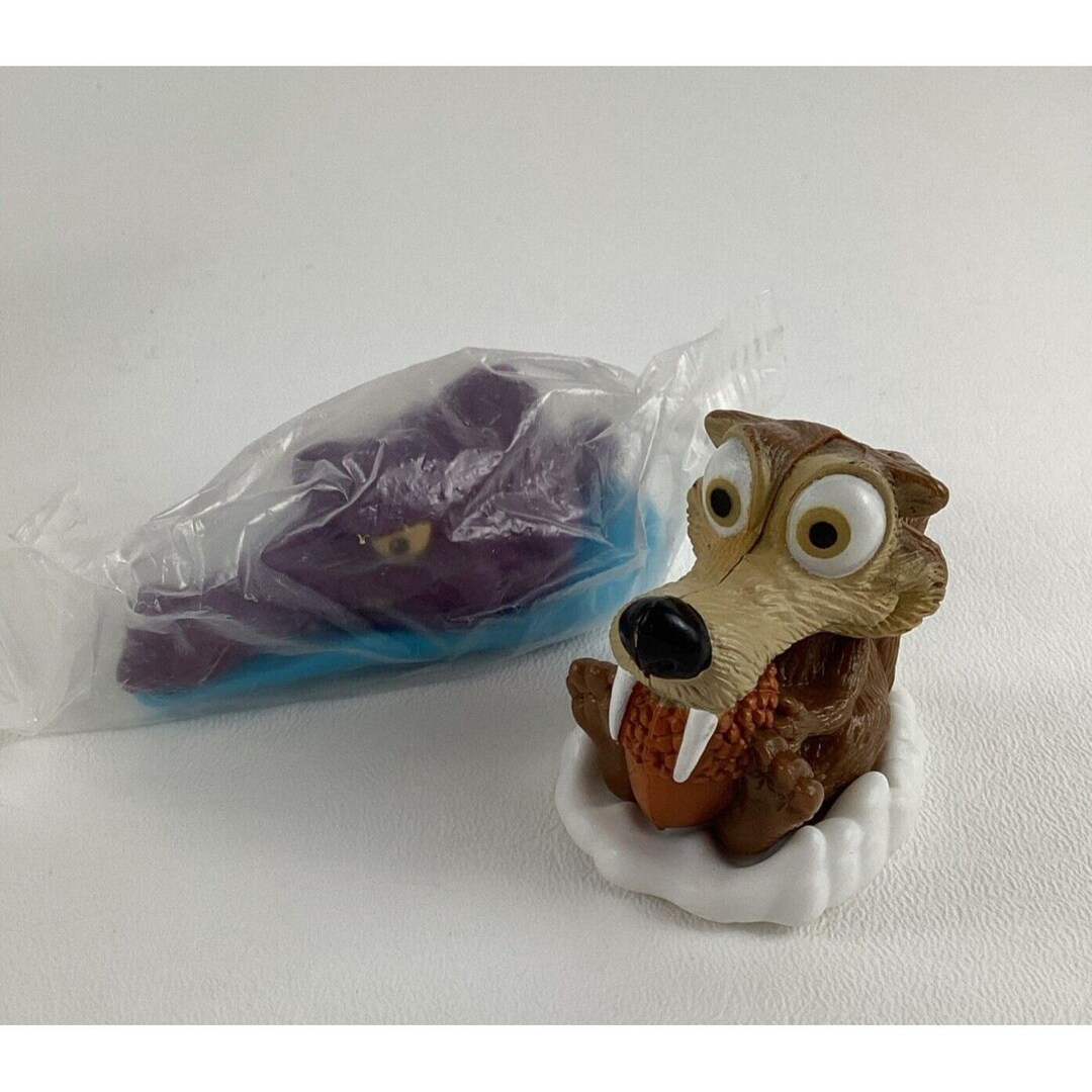 Ice Age 2 the Meltdown Slide Rollers Kellogg's Cretaceous Scrat Figures ...