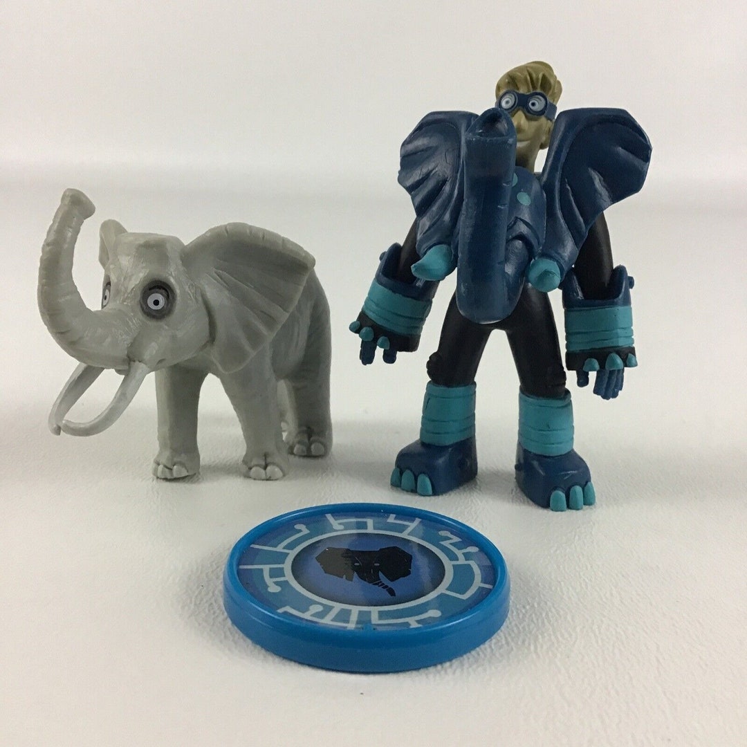 Wild Kratts Creature Power Disc Elephant Chris Figure 3pc Wicked Cool ...