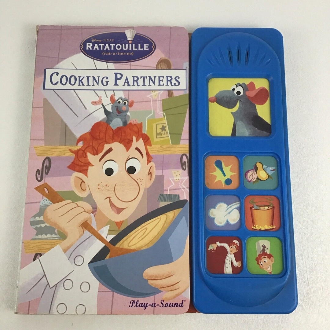 Disney Pixar Ratatouille Cooking Partners Play A Sound Hardcover Board ...
