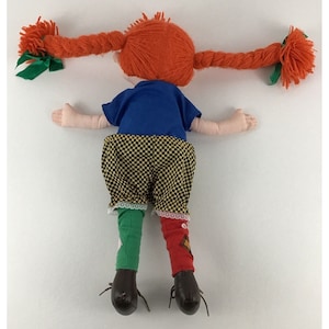 Pippi Longstocking 18 Plush Stuffed Doll Toy Vintage 1988 80s Toys - Etsy