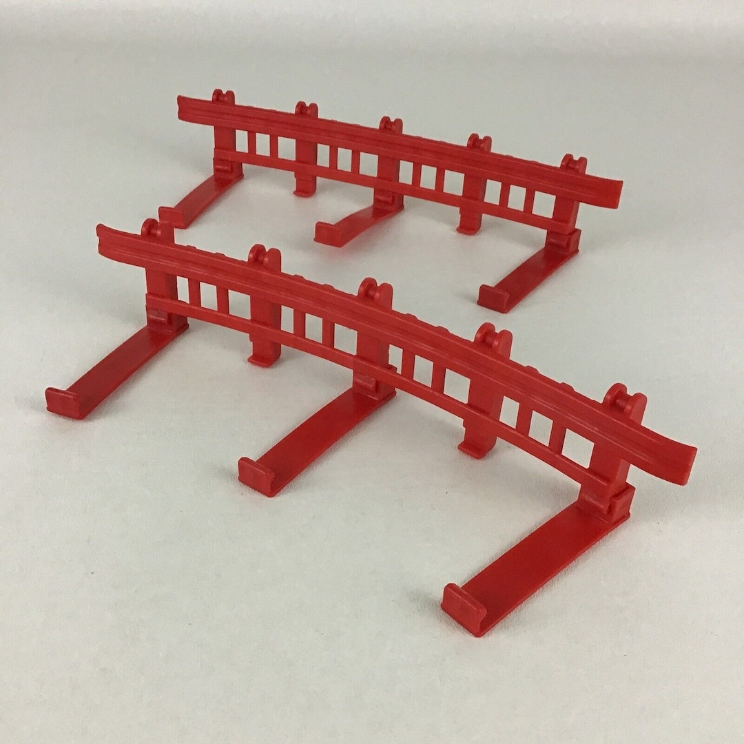 Geotrax Christmas in Toy Town Train Set Replacement Red Guardrail ...