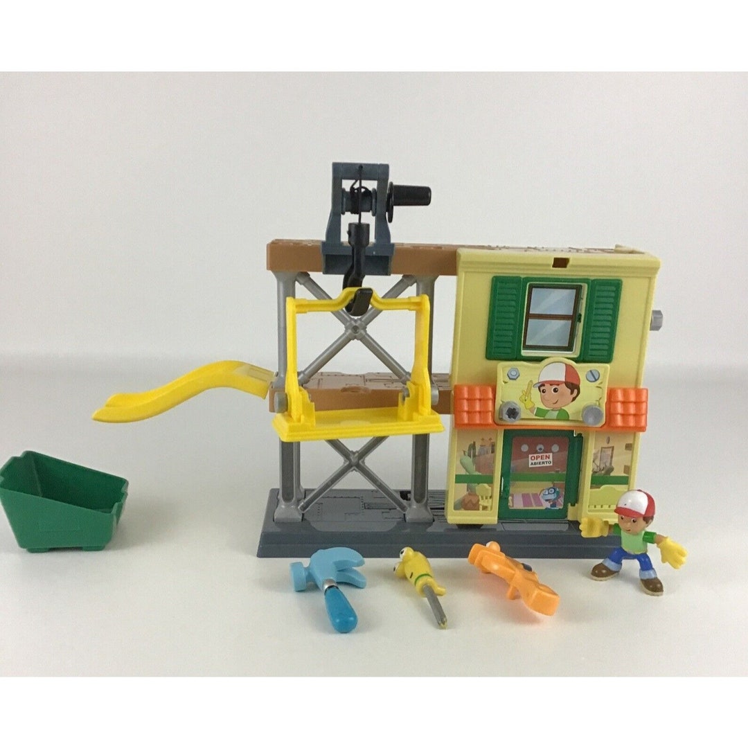 Disney Handy Manny Lets Get Building Workshop Playset Tools Figure ...