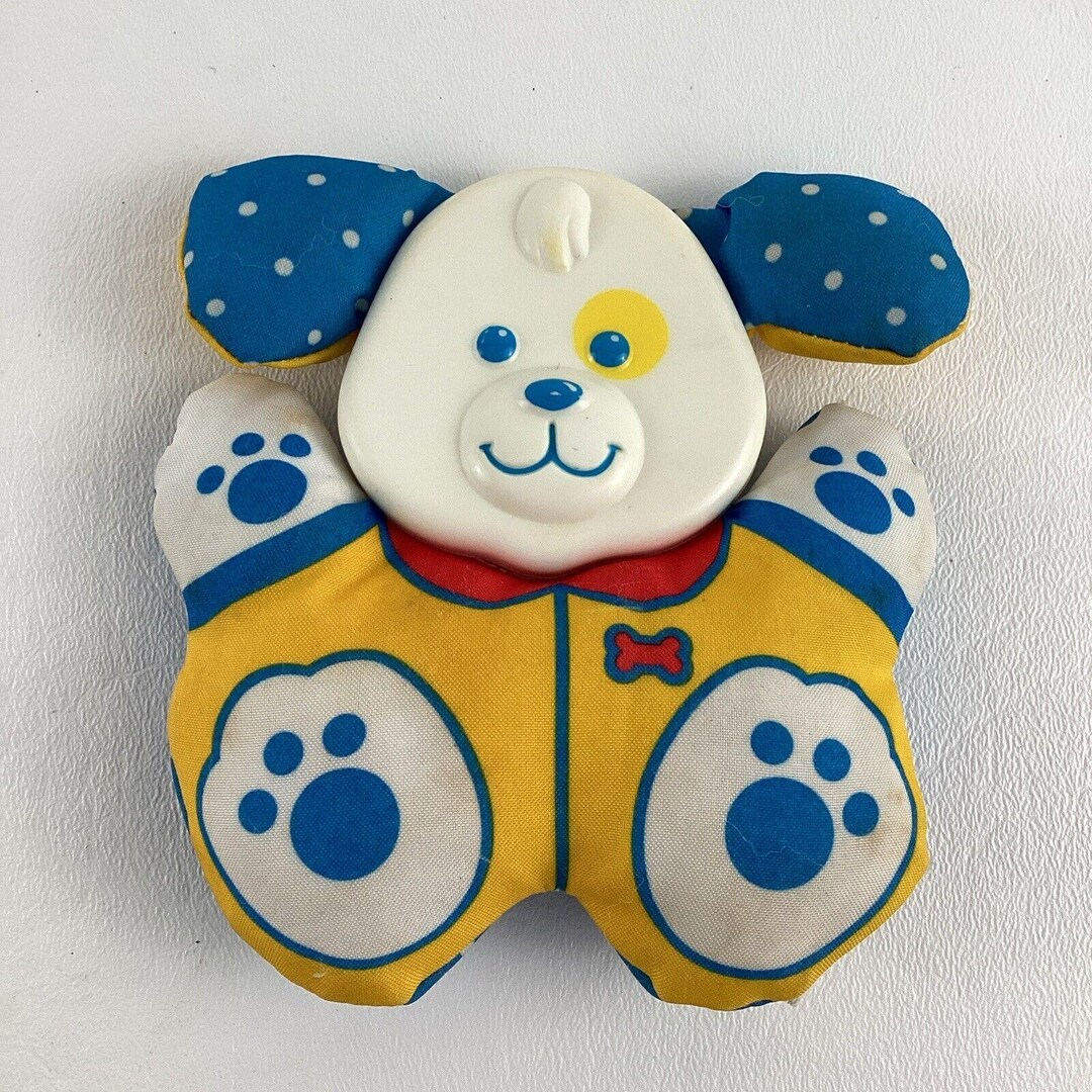Fisher Price Soft Shakers Puppy Dog Plush Rattle Teether Baby Toy ...