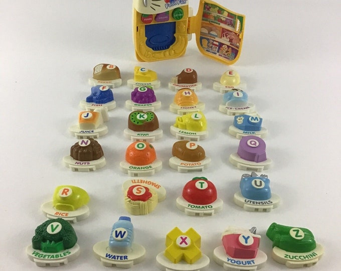 Vtech ABC Fun Food Fridge Phonics Learning Toy Alphabet Magnetic ...