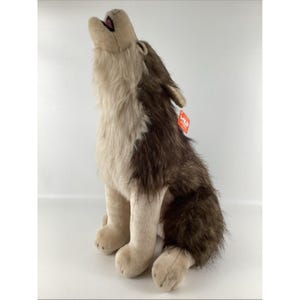 Wild Republic Howling Wolf 25" Realistic Jumbo Large Plush Stuffed ...