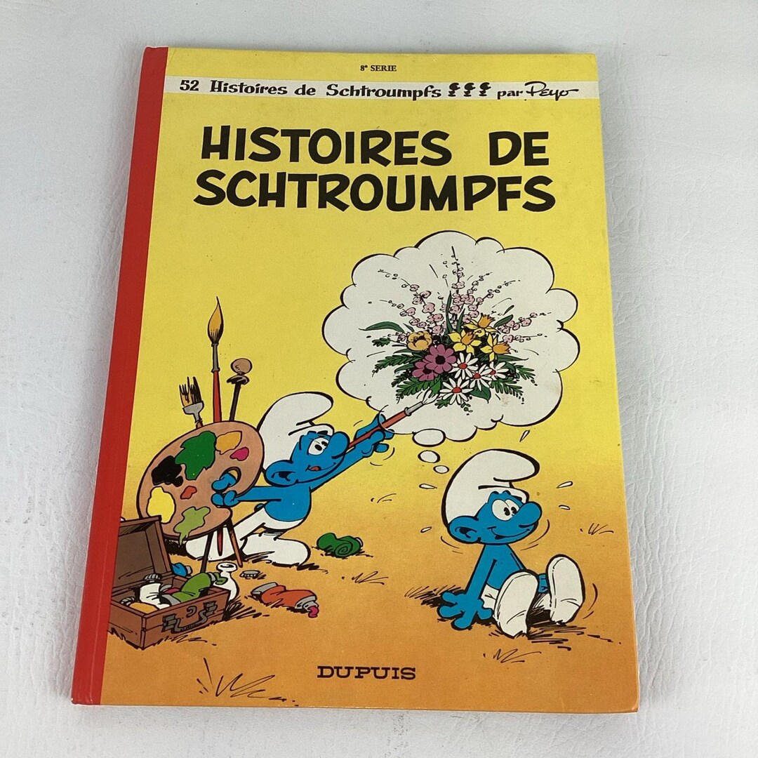 Dupuis Histoires De Schtroumpfs French Comic Book Hardcover Peyo ...