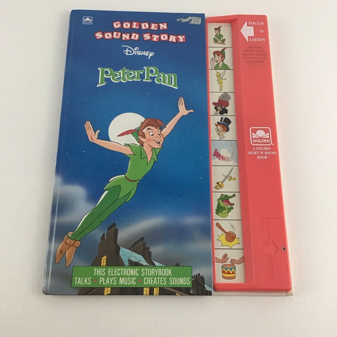 Golden Sound Story Disney Peter Pan Sight & Sound Electronic Book ...