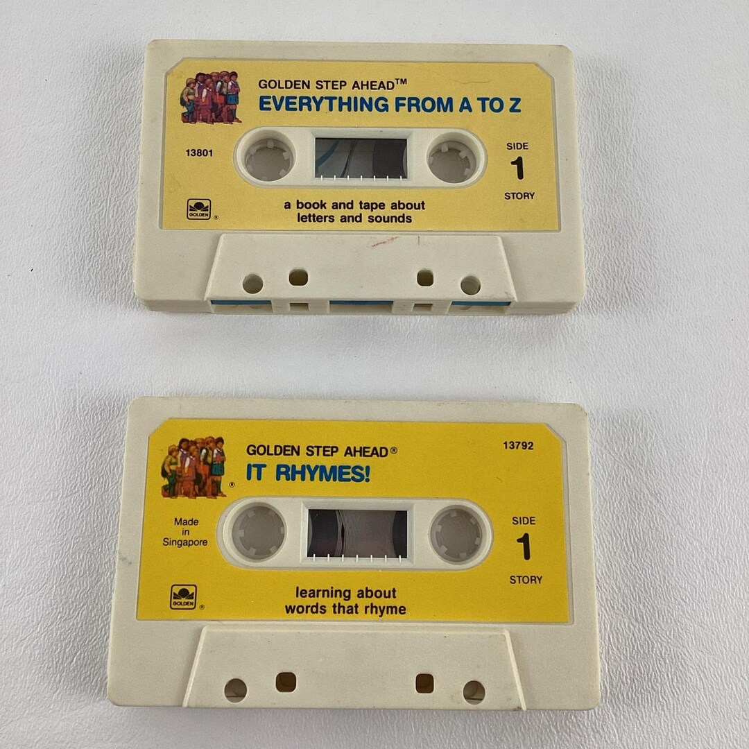 Golden Step Ahead Cassette Tape Everything From A to Z It Rhymes ...