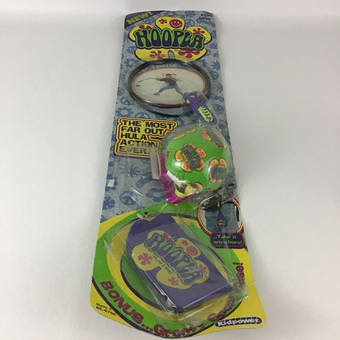 Hoopla Hula Hoop ASOTV Groovy Bungee Cord Kidpower Vintage 1980's New ...