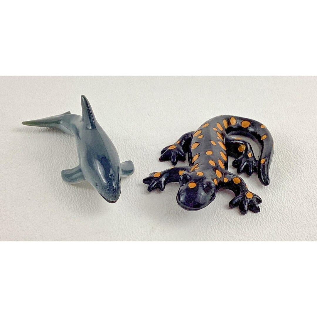 Yowie Tiger Fire Salamander Whale Realistic Animal PVC Figures Retired ...