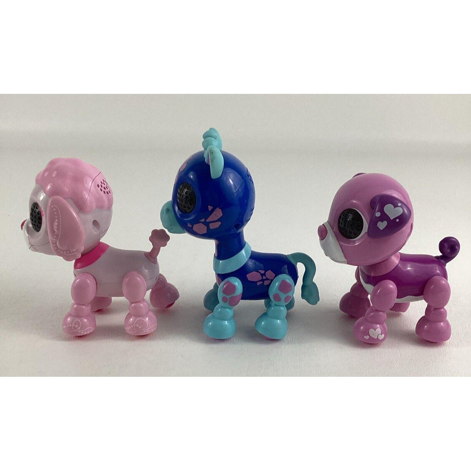 Zoomer Zupps Interactive Electronic Pets Lot Safari Giraffe Rafa Puppy ...