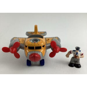 Fisher Price Geotrax Coastal Winds Airport Mini Figure Pilot Propeller ...