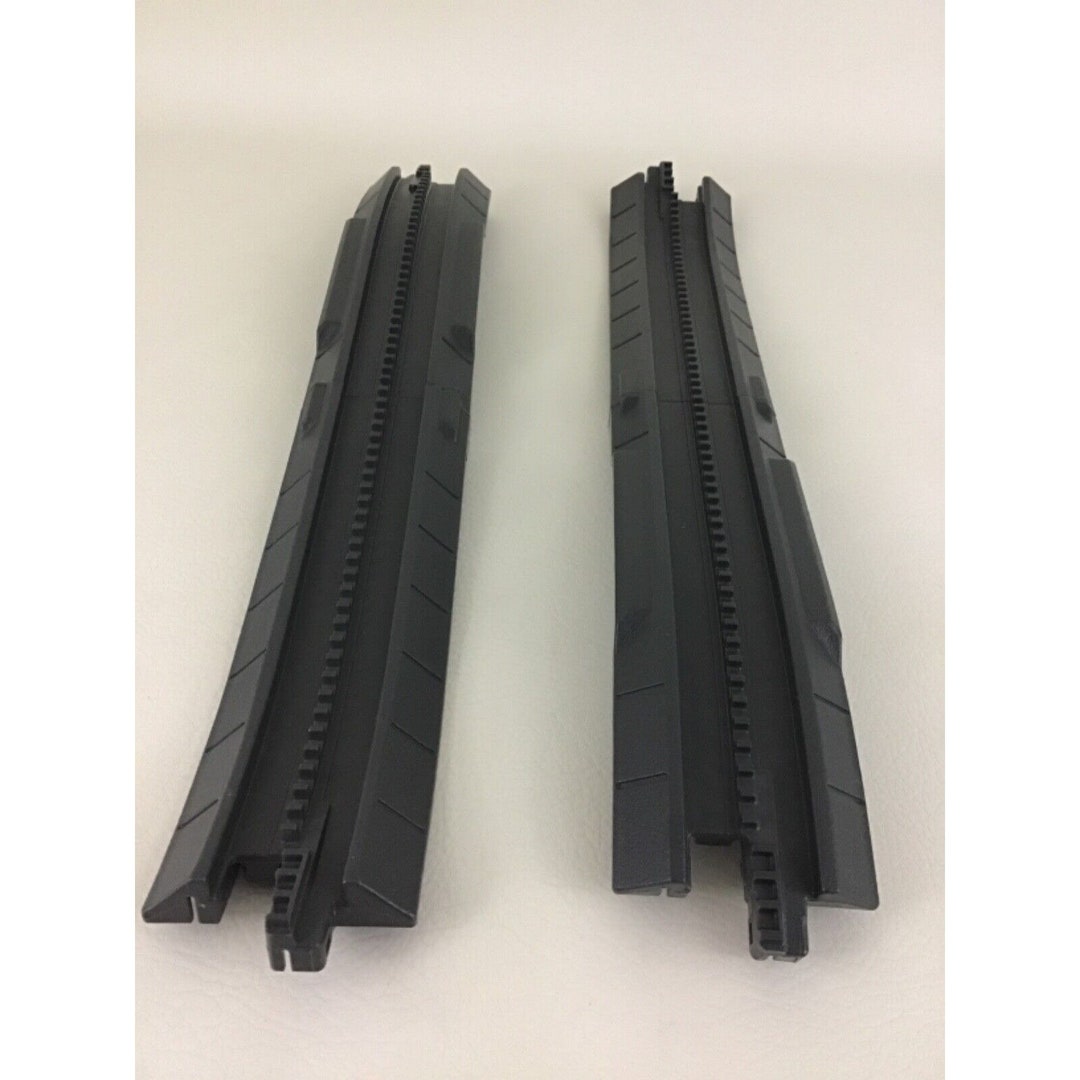 Geotrax Replacement Railroad Track Pieces 2 Black Long Hill Part Mattel ...