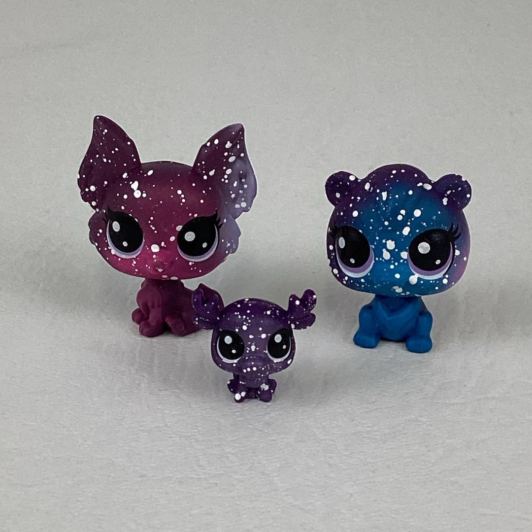 Littlest Pet Shop Cosmic Pounce Starlina Spanielle Argo Mooseberg Lyra ...