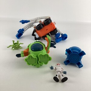 Fisher Price Imaginext Lunar Moon Rover Vehicle Figures Alien Creatures ...