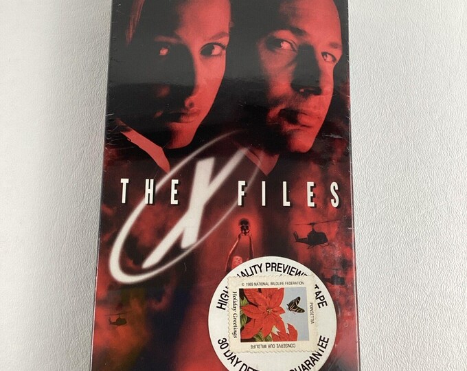 The X Files VHS Tape Mulder Scully New Sealed Action Thriller Sci-fi ...