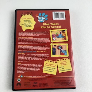 Nick Jr Blue's Clues DVD Blue Takes You to School Special Features ...
