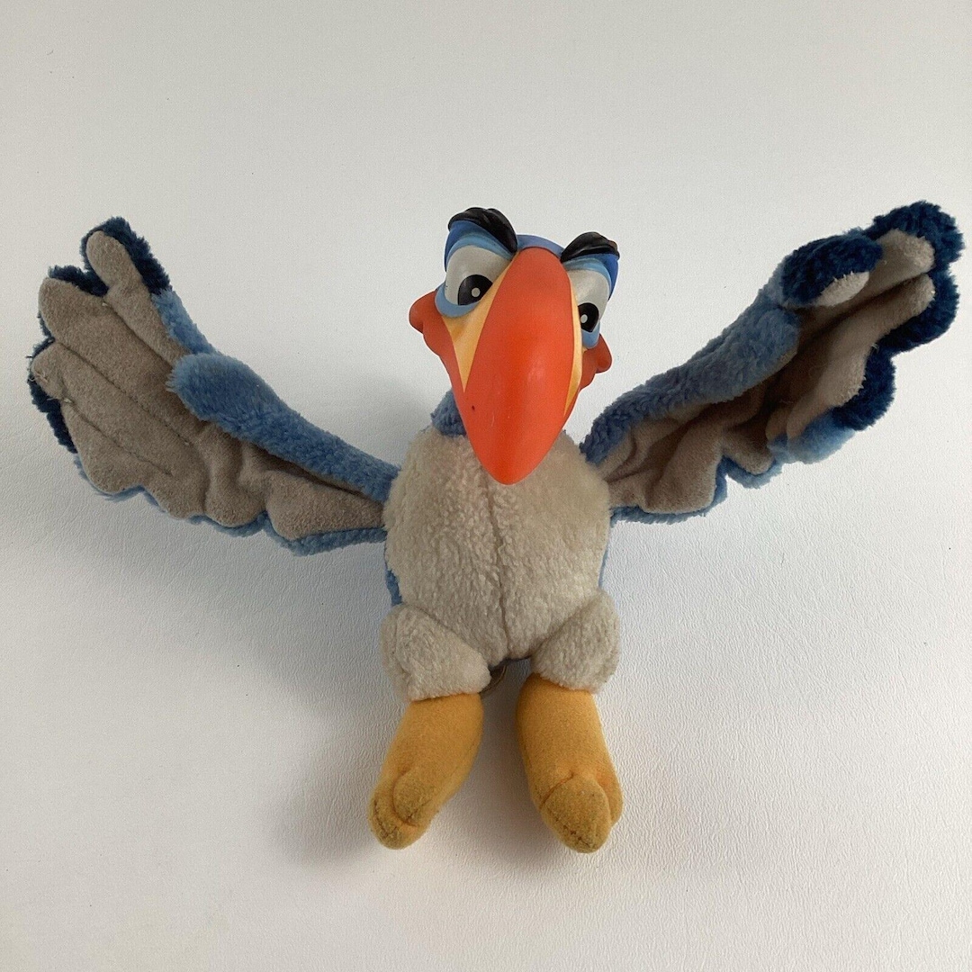 Disney the Lion King Zazu 7 Plush Stuffed Animal Toy Bird Hornbill ...
