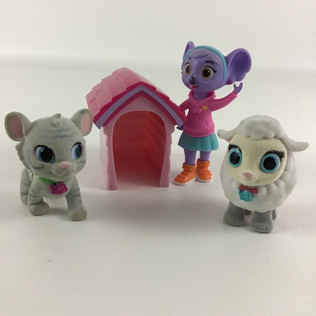 Disney Junior TOTS Collectible Figures KC Koala Flocked Cat Sheep Dog ...