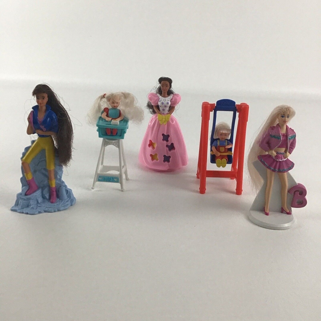 Barbie Mcdonalds 5pc Lot Swing Kelly Highchair Butterfly Teresa Vintage ...