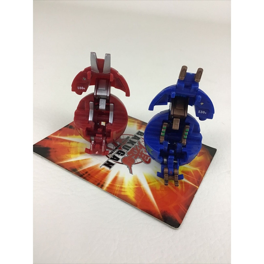 Bakugan Pyrus Scraper Aquos Klawgor Game Toy B2 Spin Master 2 Piece Lot ...