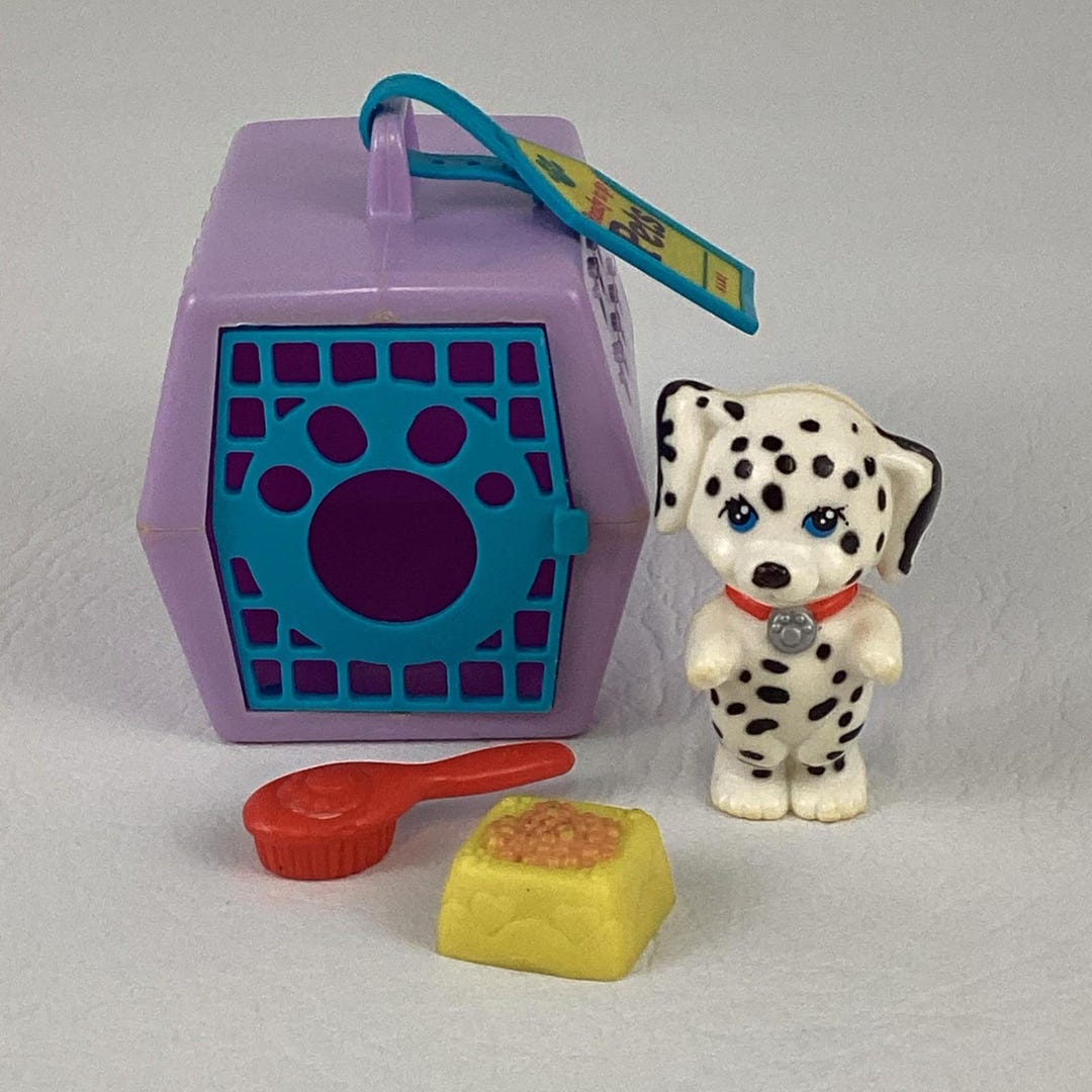 Kenner Littlest Pet Shop Happy Puppy Playset Complete Dalmatian Vintage ...