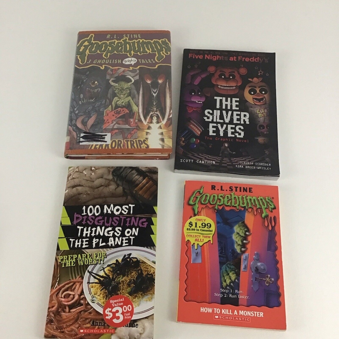 Horror Scary Book Kids Lot Goosebumps Five Nights at Freddy's ...