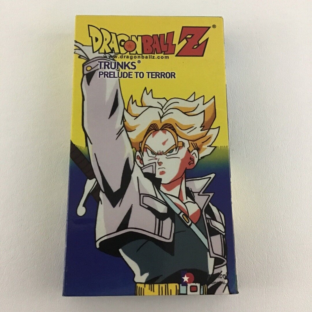 Dragon Ball Z VHS Tape Trunks Prelude to Terror Anime Vintage 2000 ...