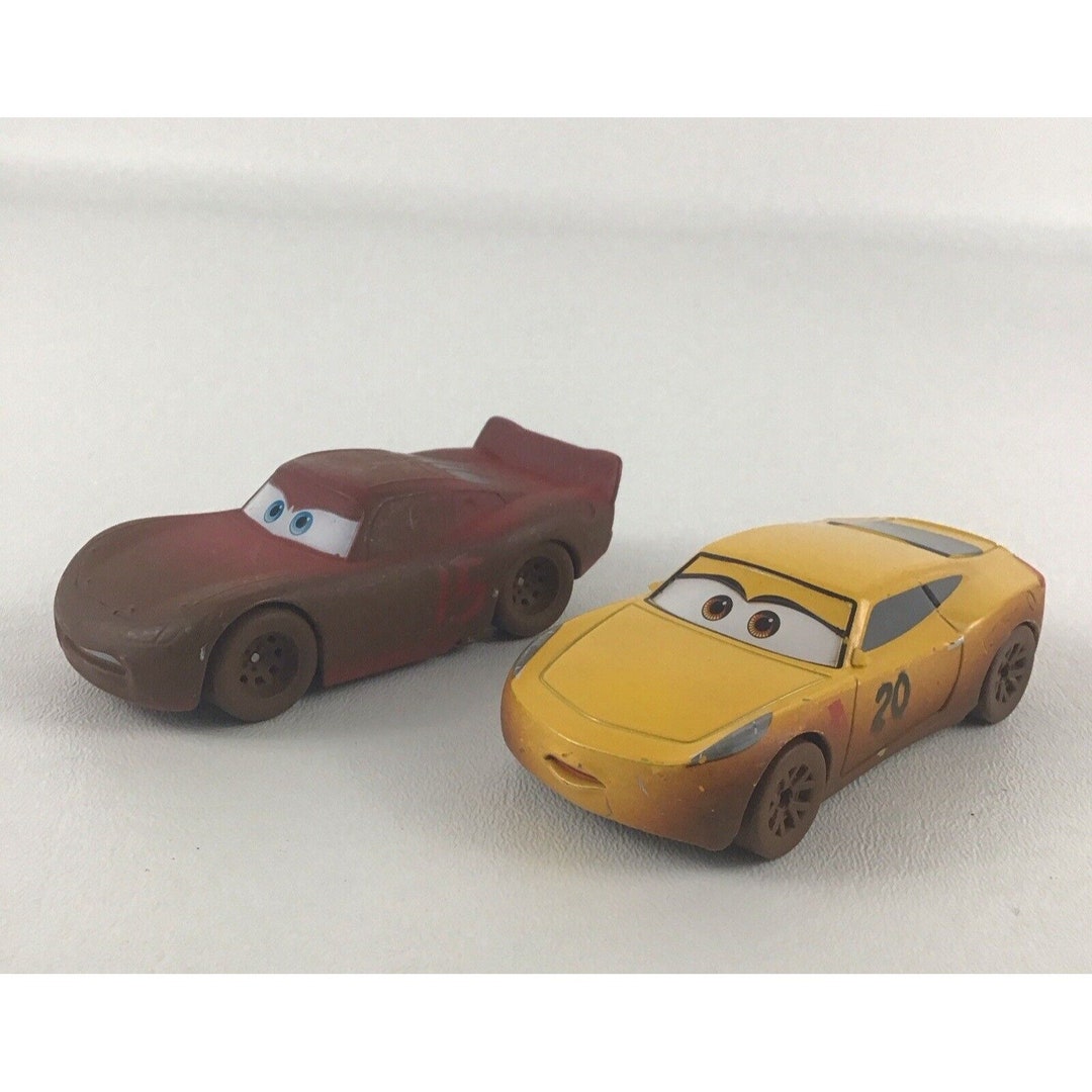 Disney Pixar Cars 3 Mud Racing Mcqueen Ramirez Die Cast 4 Car 1:43 ...